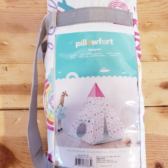 Pillowfort | Other | Pillowfort Teepee New 6 X 52 Kids Tent Fort | Poshmark